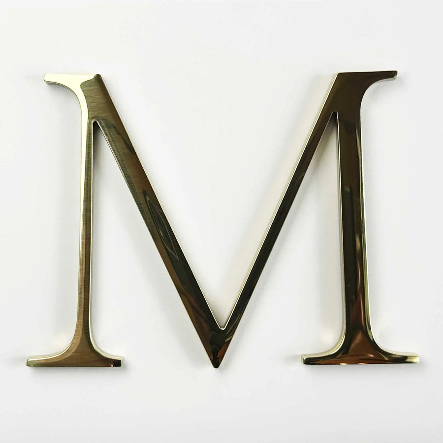 Polished Solid Brass Letters | Built-to-Spec | Lifetime Guarantee ...